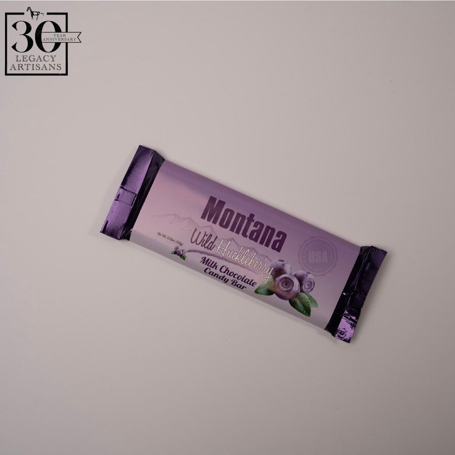 Huckleberry Milk Chocolate Candy Bar by Huckleberry Haven – Montana ...
