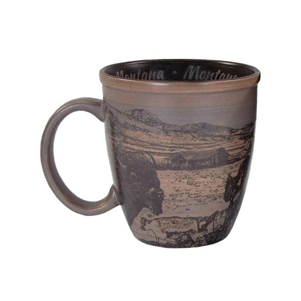 Montana Sketch Art Mug by Americaware – Montana Gift Corral