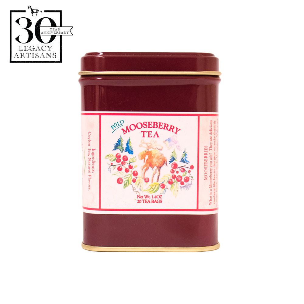Mooseberry Tea Tin by Huckleberry Haven – Montana Gift Corral