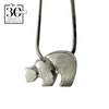 Grizzly Bear Silver Pendant by Sam Ferraro – Montana Gift Corral