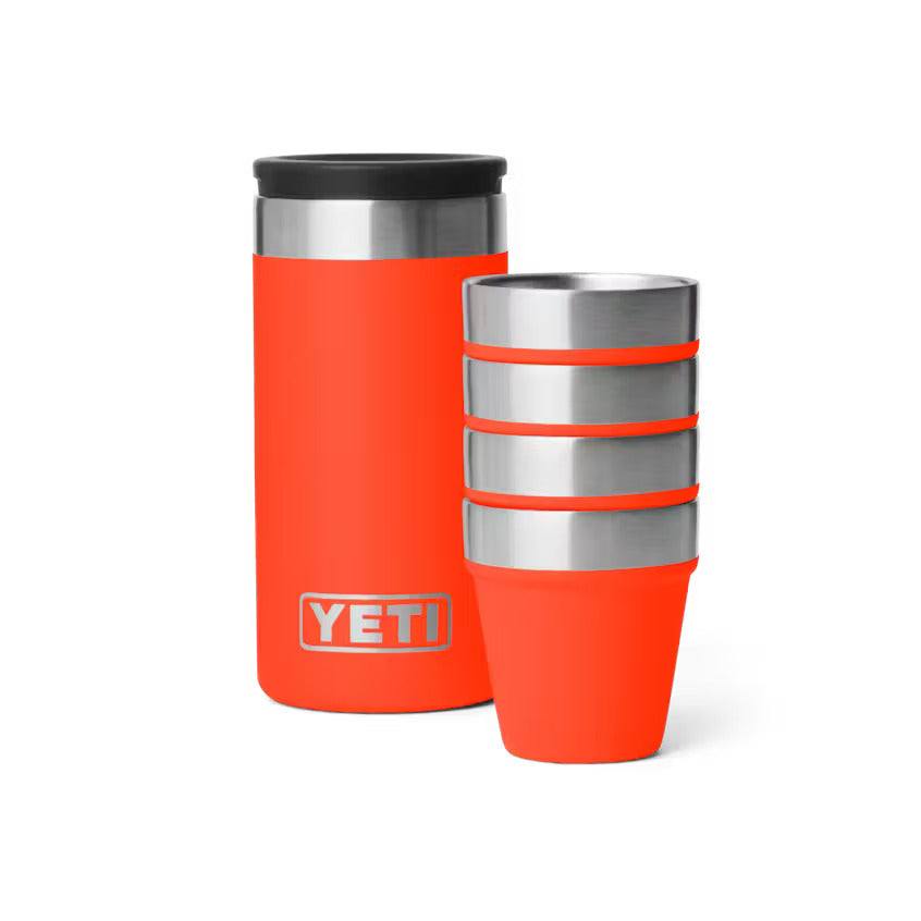 Solar Flare Shot Glasses and Carrying Case by YETI – Montana Gift Corral
