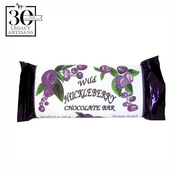 Wild Huckleberry Chocolate Bar by Huckleberry People – Montana Gift Corral