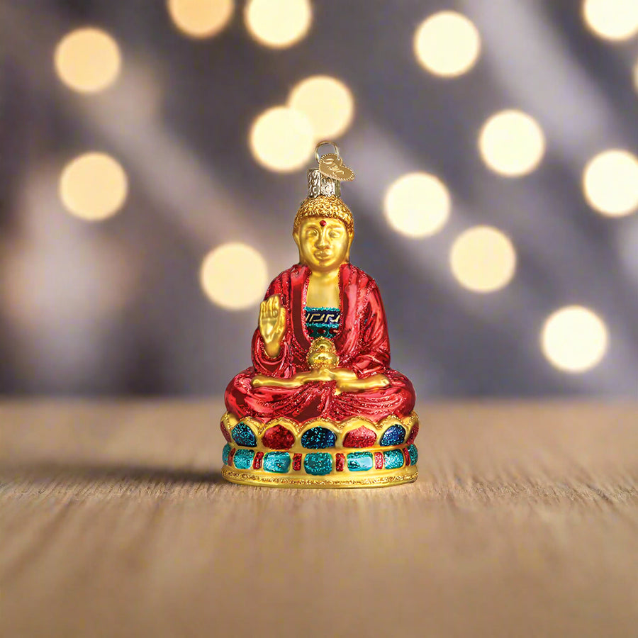 Buddha Christmas Ornament by Old World Christmas – Montana Gift Corral