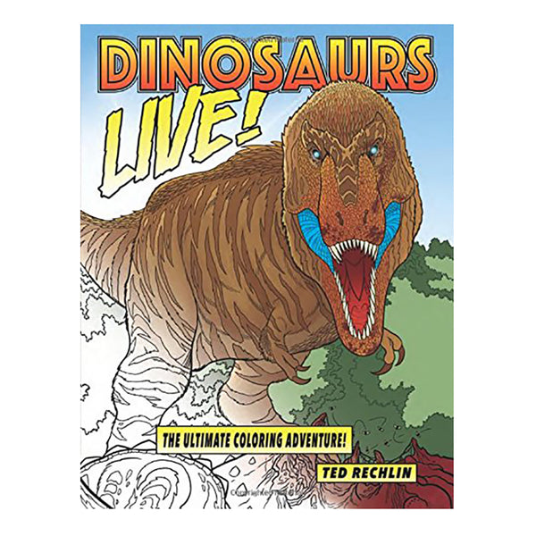 coloring book dinosaurs