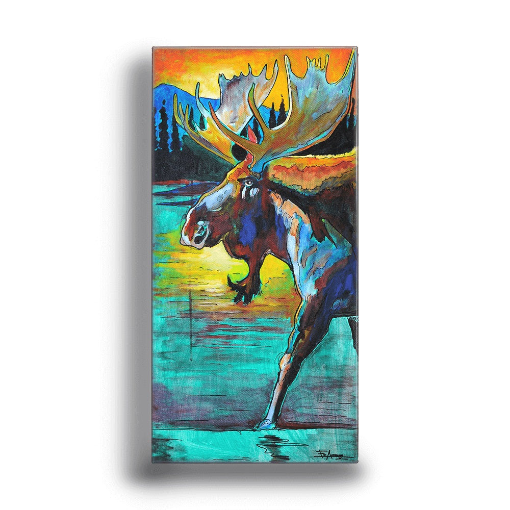 Ed Anderson Park City Moose Metal Box Wall Art by Meissenburg Designs ...