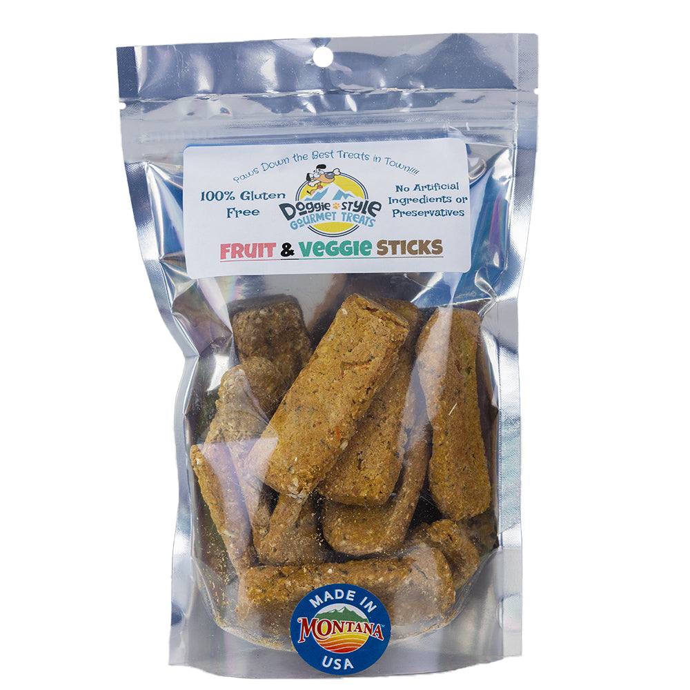 Fruit and Veggie Sticks by Doggie Style Gourmet Treats