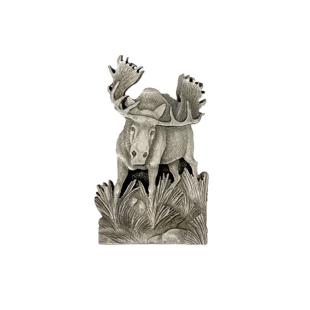 Moose Walking Stick Medallion by Heritage Metalworks – Montana Gift Corral