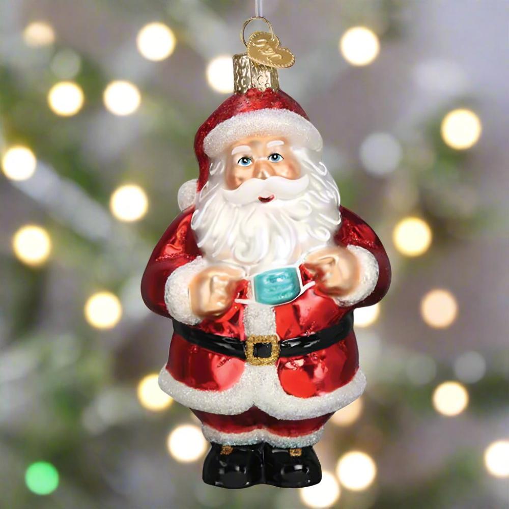 Santa Revealed Ornament by Old World Christmas