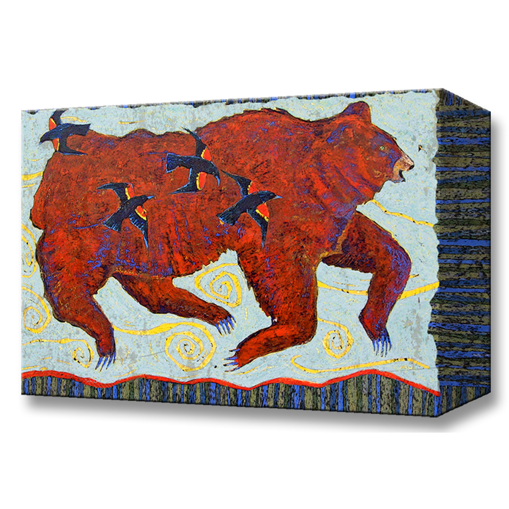 Shelle Lindholm Wild and Wooly Metal Box Art by Meissenburg Designs ...
